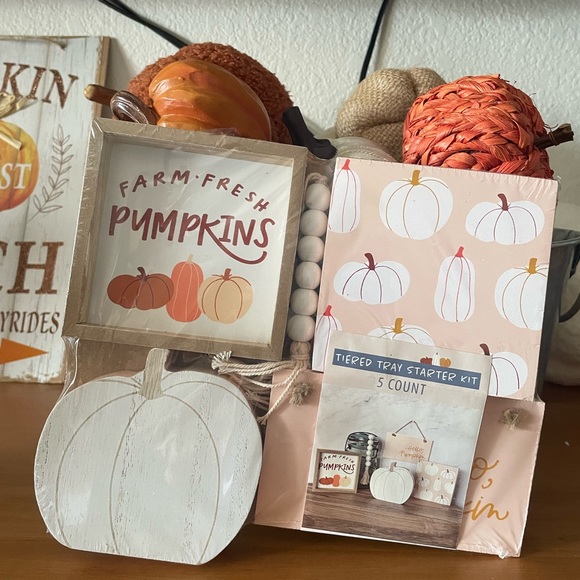 Target | Accents | Target Bullseye Halloween Fall Pumpkin Mini Wood ...